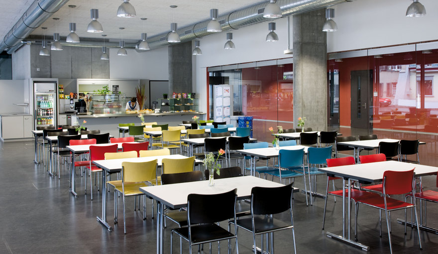 School Cafeteria Art Element Light Fixtures Kyoto Gakuen